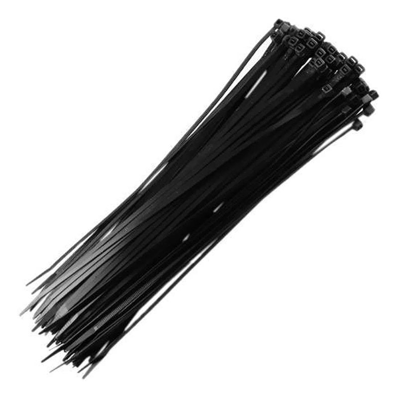 Abra adeira Nylon Com Clip Fixa o 2 5x100mm Preta Com 100 G20 Os abra-adeira-nylon-com-clip-fixa-o-2-5x100mm-preta-com-100-g20-os