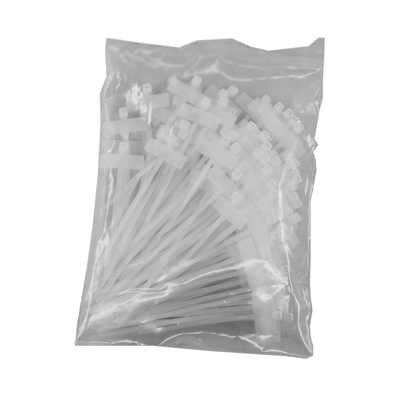 Abra adeira Nylon Para Identificacao 2 5x100mm Com 100 Branca G20 Os abra-adeira-nylon-para-identificacao-2-5x100mm-com-100-branca-g20-os