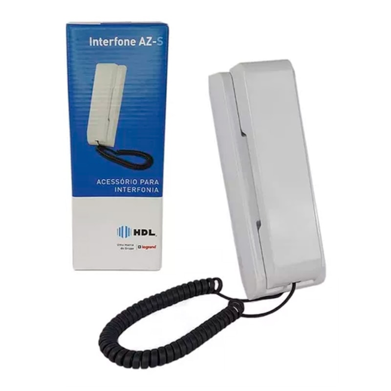 Interfone Eletrônico Residencial Branco Hdl os melhores preços | Clique ...