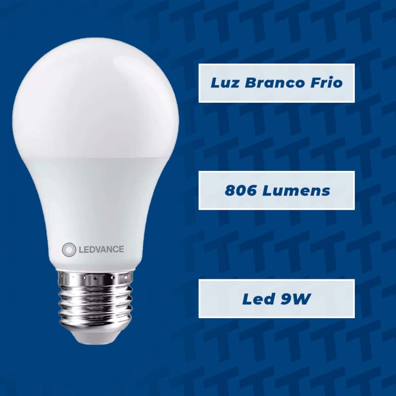 Lampada LED Bulbo 9W 6500K Bivolt 803Lm Ledvance os melhores preços ...