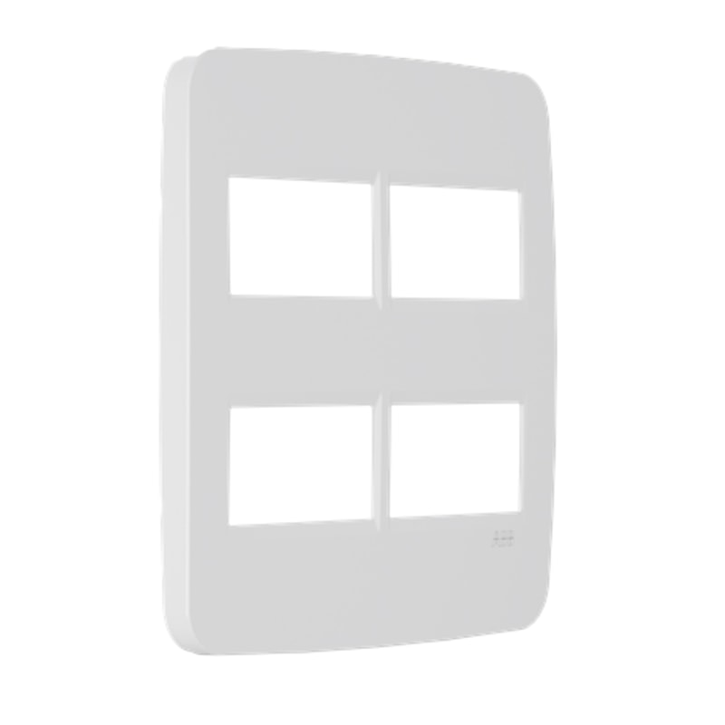 Placa Origen 4x4 4 Módulos Branca Abb os melhores preços | Clique e ...